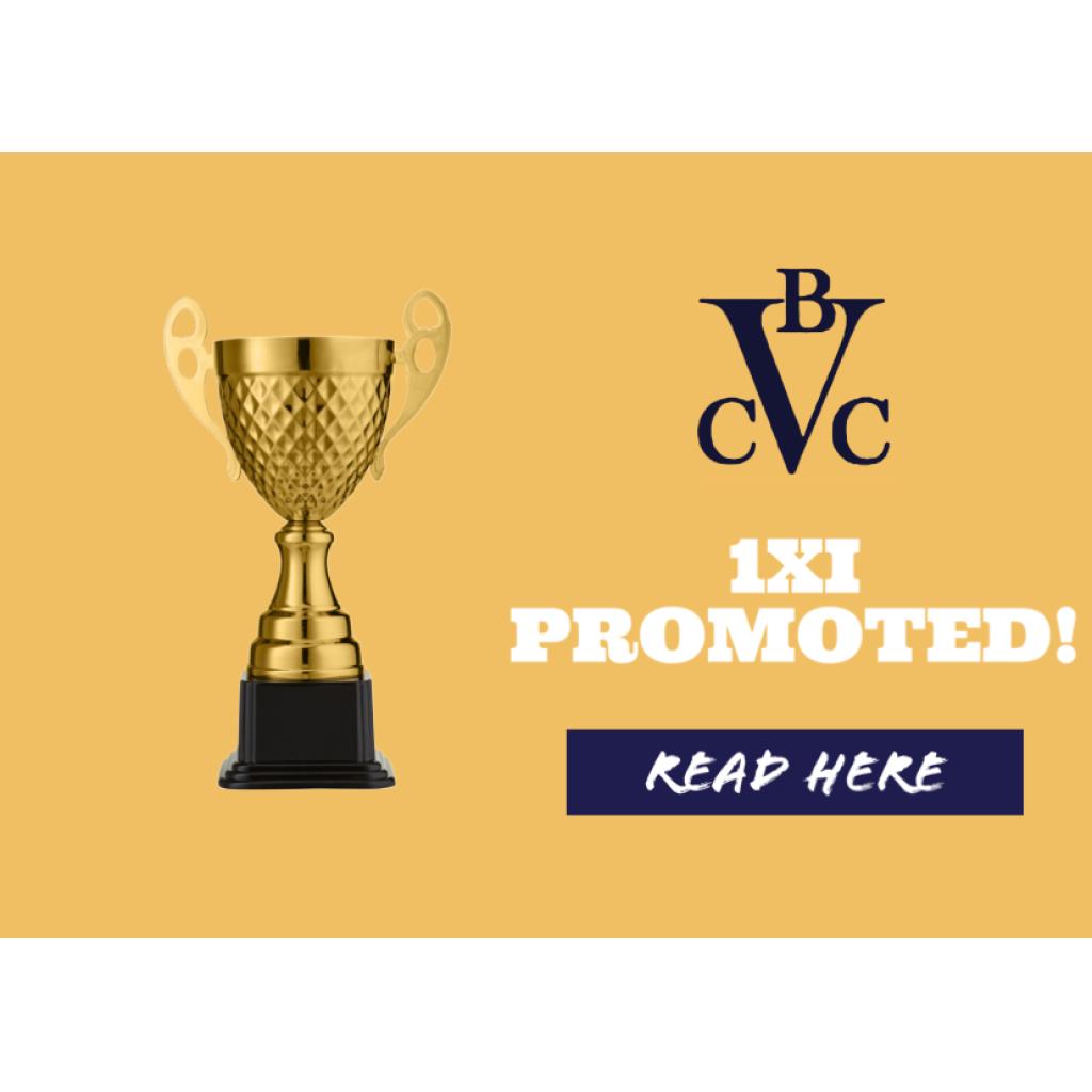BVCC 1XI Promoted!