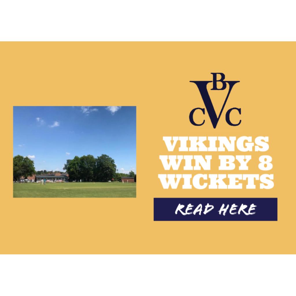 Bowdon Vale Vikings v Ashton on Mersey: Vikings won by 8 wkts